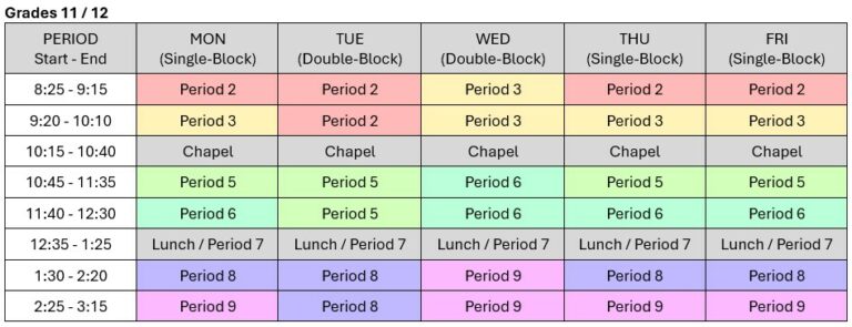 Hybrid Block Schedule - Luther College